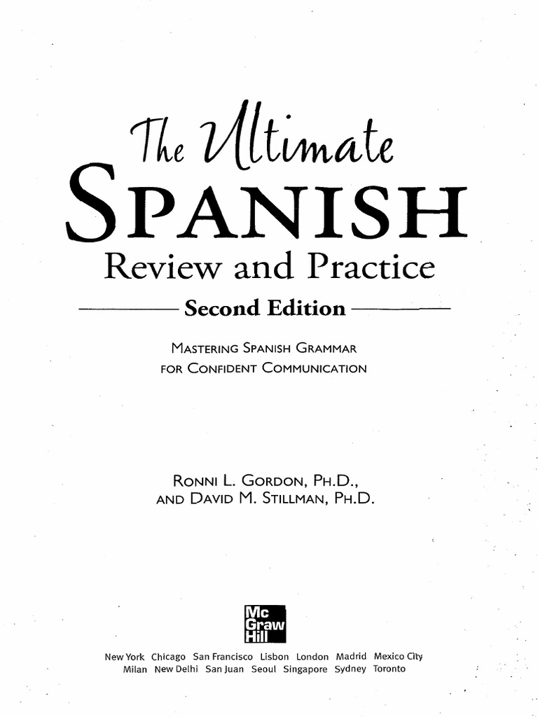 Ultimate Spanish Review and Practice Guide | PDF | Cognition | Learning