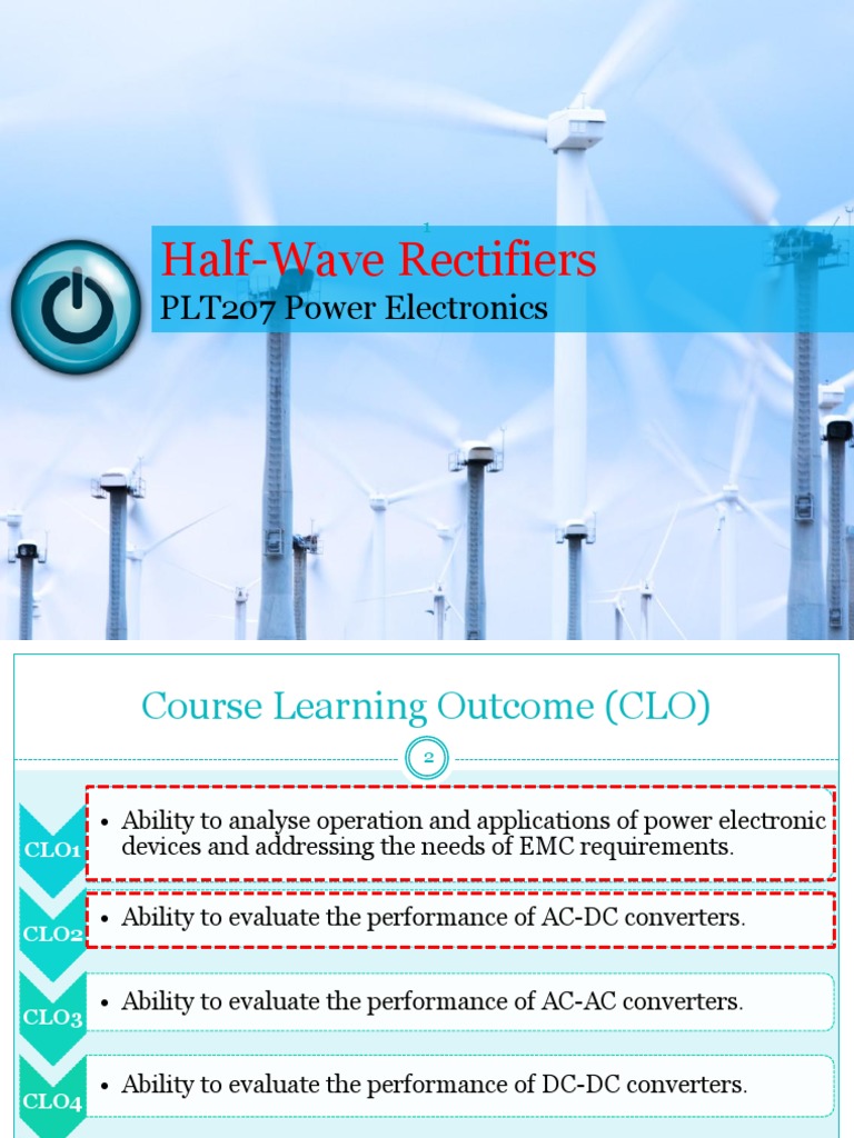 Half-Wave Rectifier | PDF | Rectifier | Power Electronics