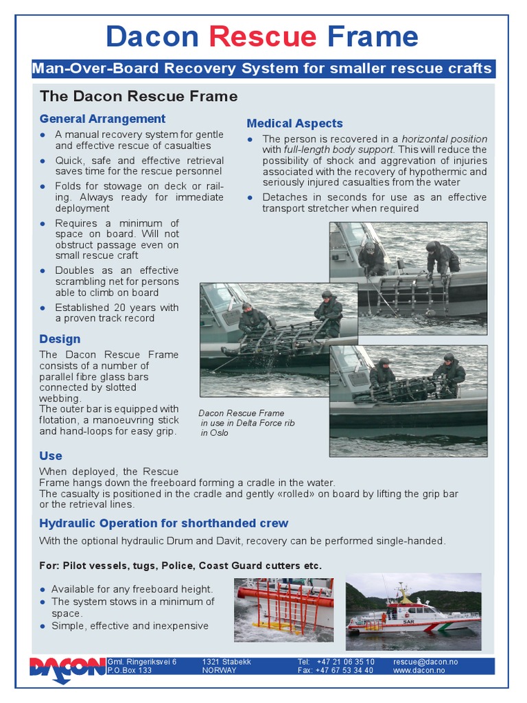 Dacon Rescue Frame Brochure | PDF | Nature
