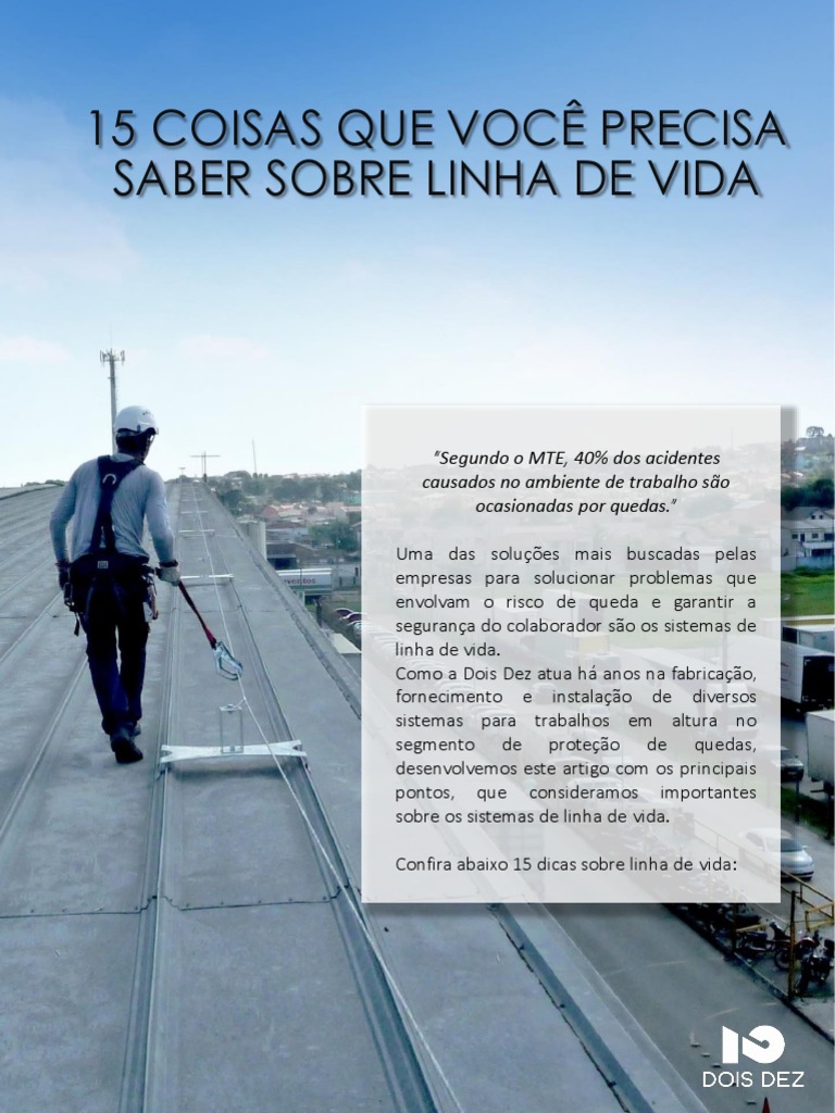 O que você precisa saber sobre linhas de vida | PDF | Vida | Aço
