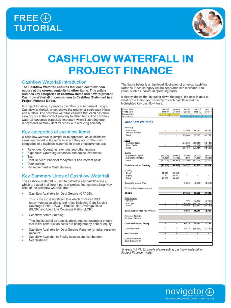 Cashflow Waterfall Tutorial PDF | PDF | Cash Flow Statement | Corporations