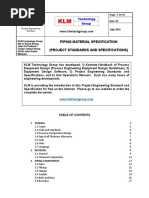 Piping Material Specification for Nickel Leach | PDF | Screw | Pipe ...