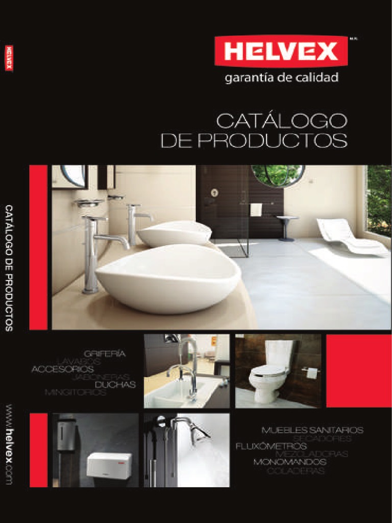 Catalogo Productos Helvex PDF | PDF | Ducha | Calidad (comercial)