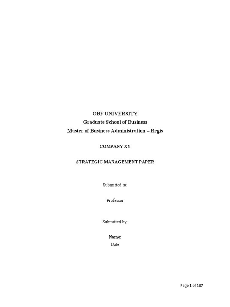 Sample Strama Paper PDF | PDF | Health Maintenance Organization ...