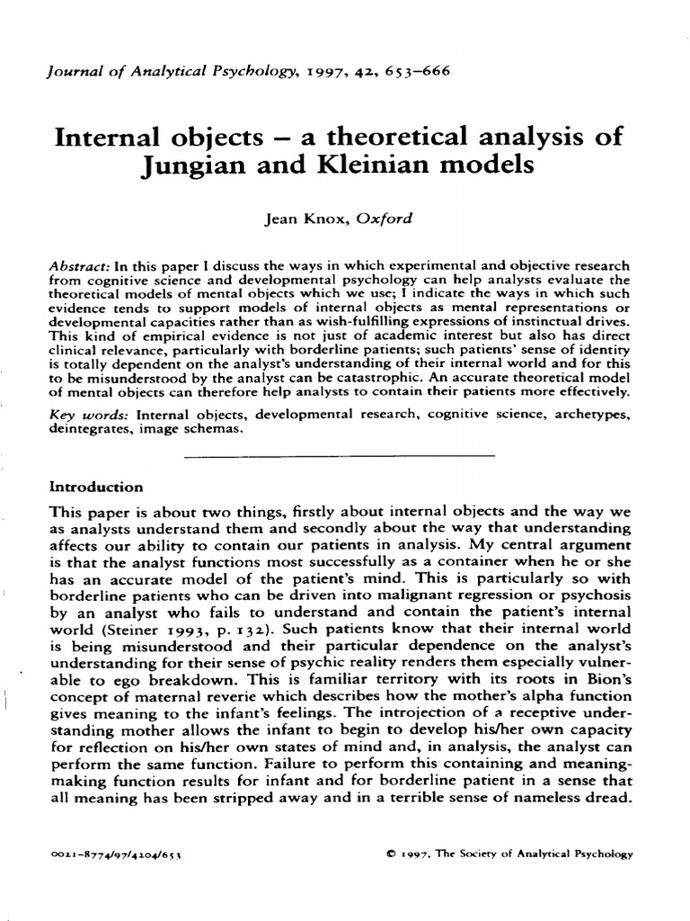(Library of Analytical Psychology) Joseph Redfearn-My Self, My Many ...