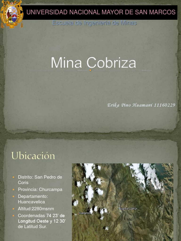 Mina Cobriza | PDF | Cobre | Minería