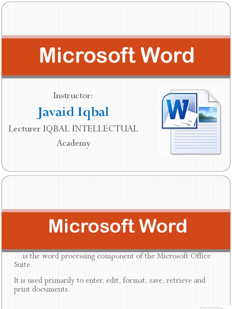 Microsoft Word Basics Guide | PDF | Microsoft Word | Human–Computer ...