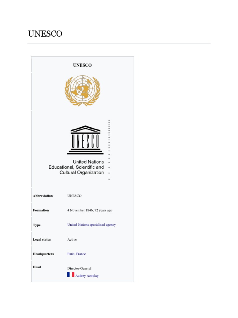 Unesco | PDF | Unesco | United Nations