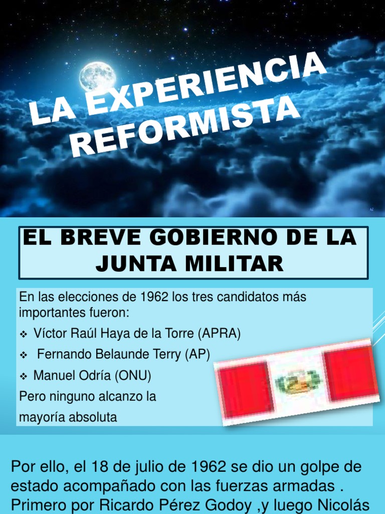 experiencia reformista.pptx | Formas de gobierno | Gobierno