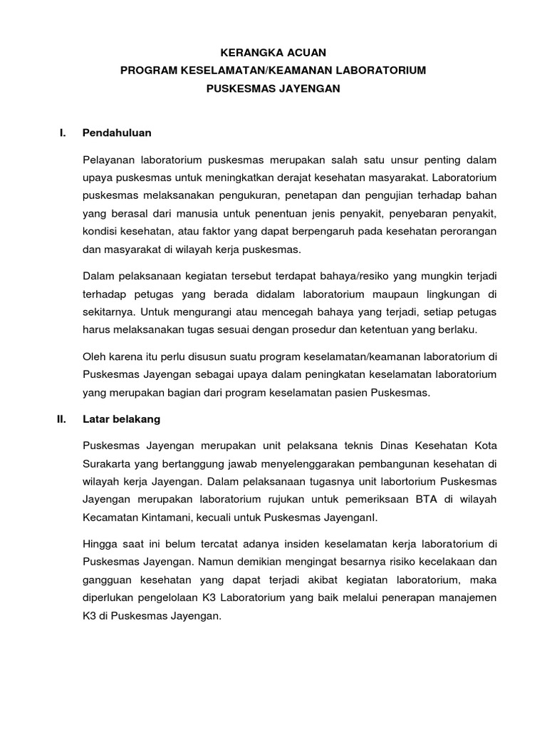 KAP PMKP Laboratorium | PDF | Sains & Matematika