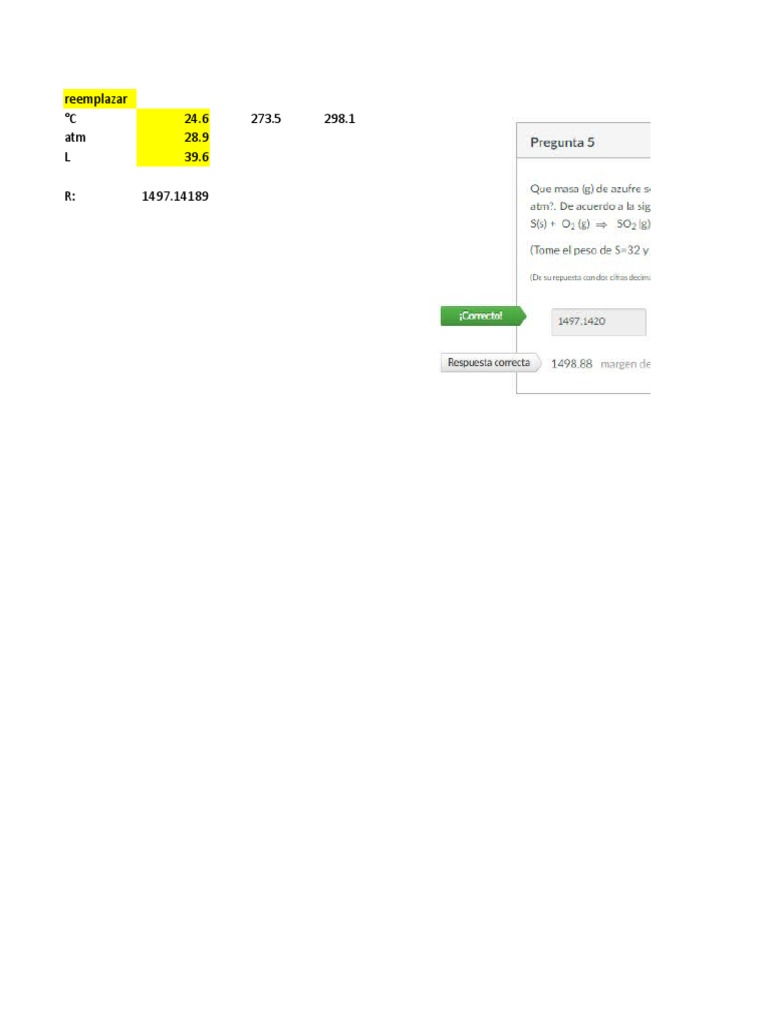 Formulas Quimica 1 Azufre | PDF | Science & Mathematics