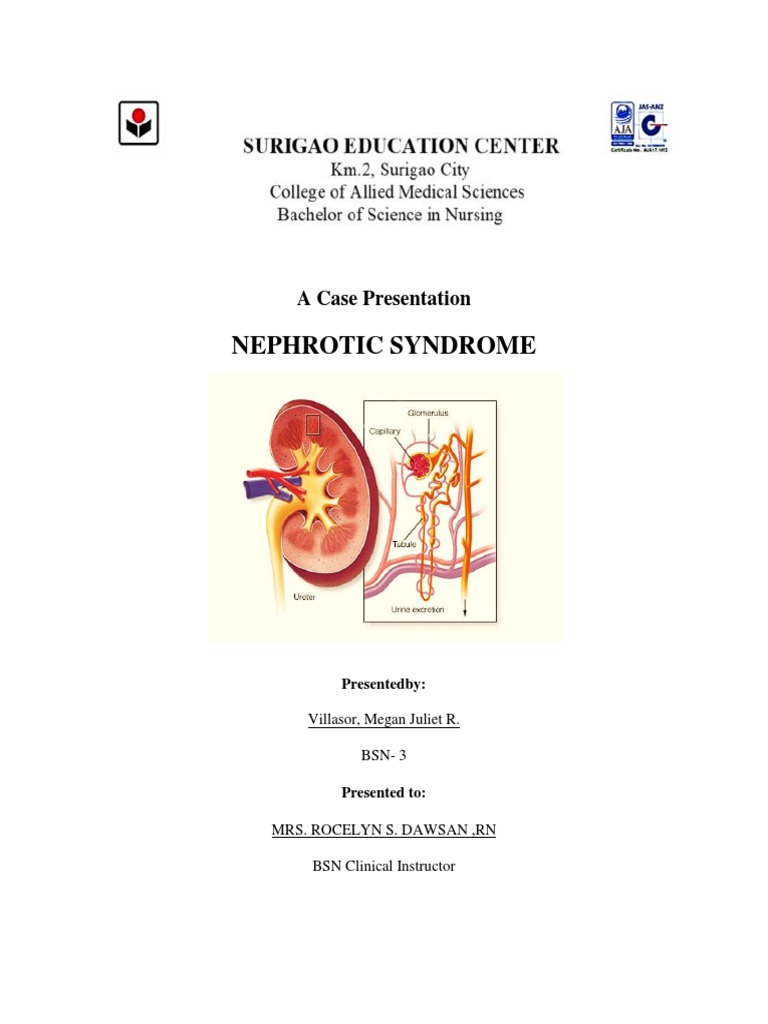 Nephrotic Syndrome: A Case Presentation | PDF | Nephrology | Urological ...
