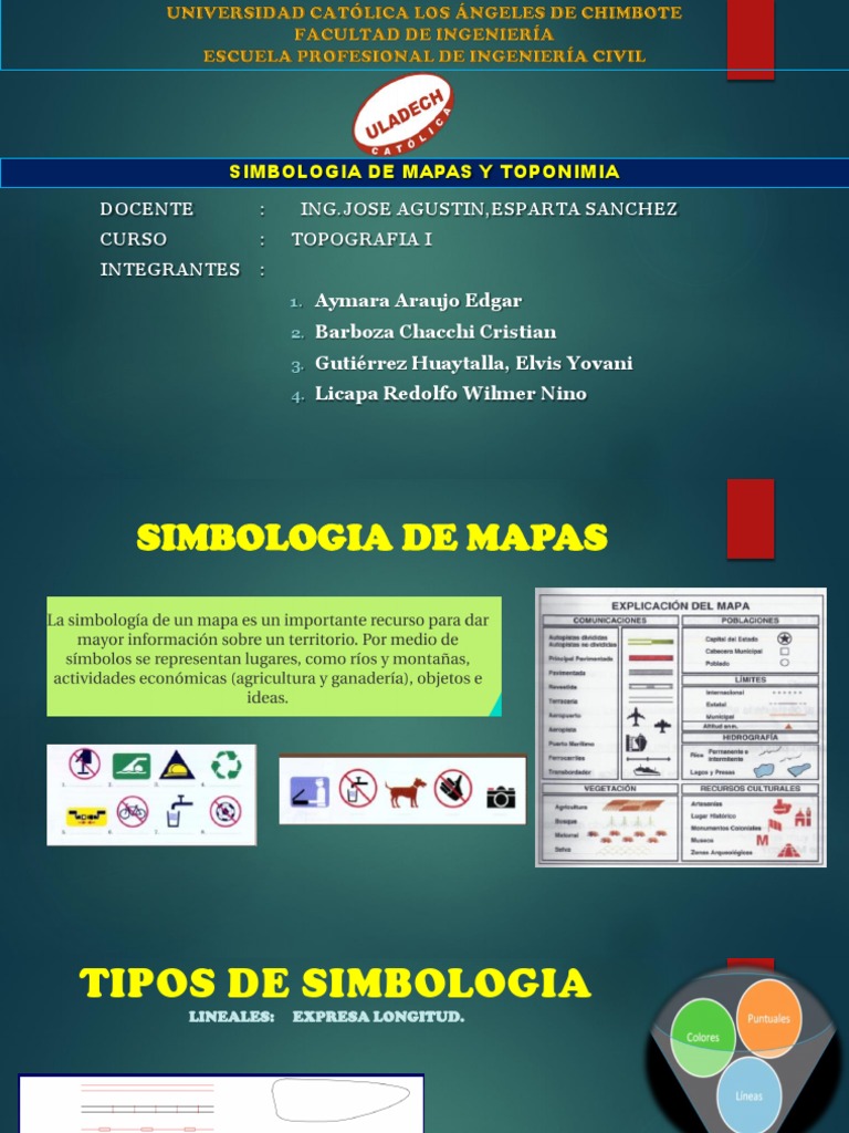 SIMBOLOGIA DE MAPAS Y TOPONIMIA (Autoguardado) | PDF