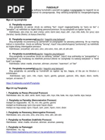 Panlapi Worksheets | PDF