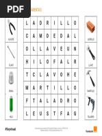Sopa de Letras: Material Eléctrico | PDF