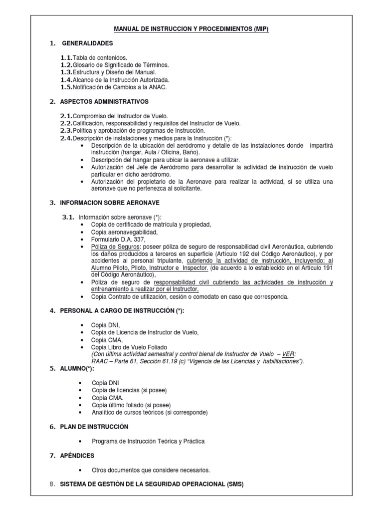 Mip y Sms Instrucci N Particular Final PDF | PDF | Planificación | Business