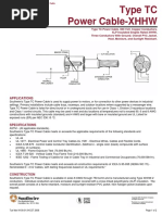 Power Cable Data Sheet | PDF | Components | Force