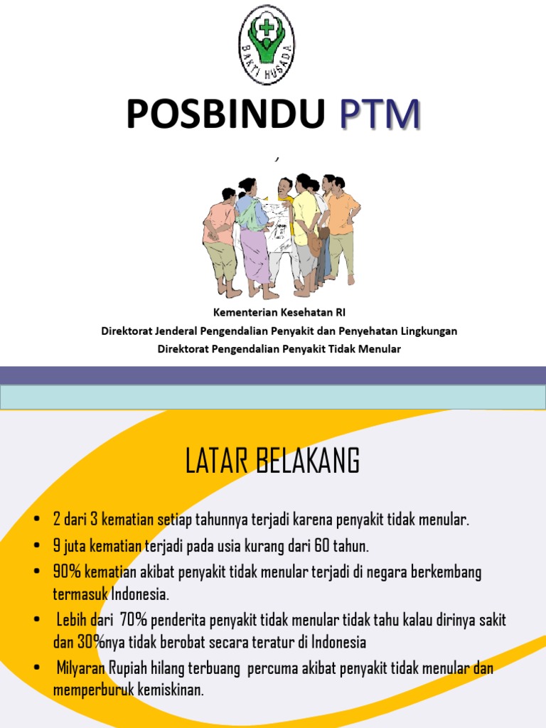 Posbindu-Ptm Presentasi | PDF