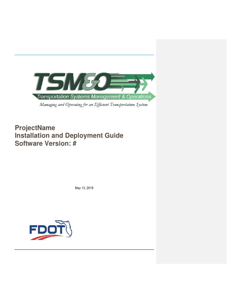 Installation and Deployment Guide Template | PDF | Share Point ...