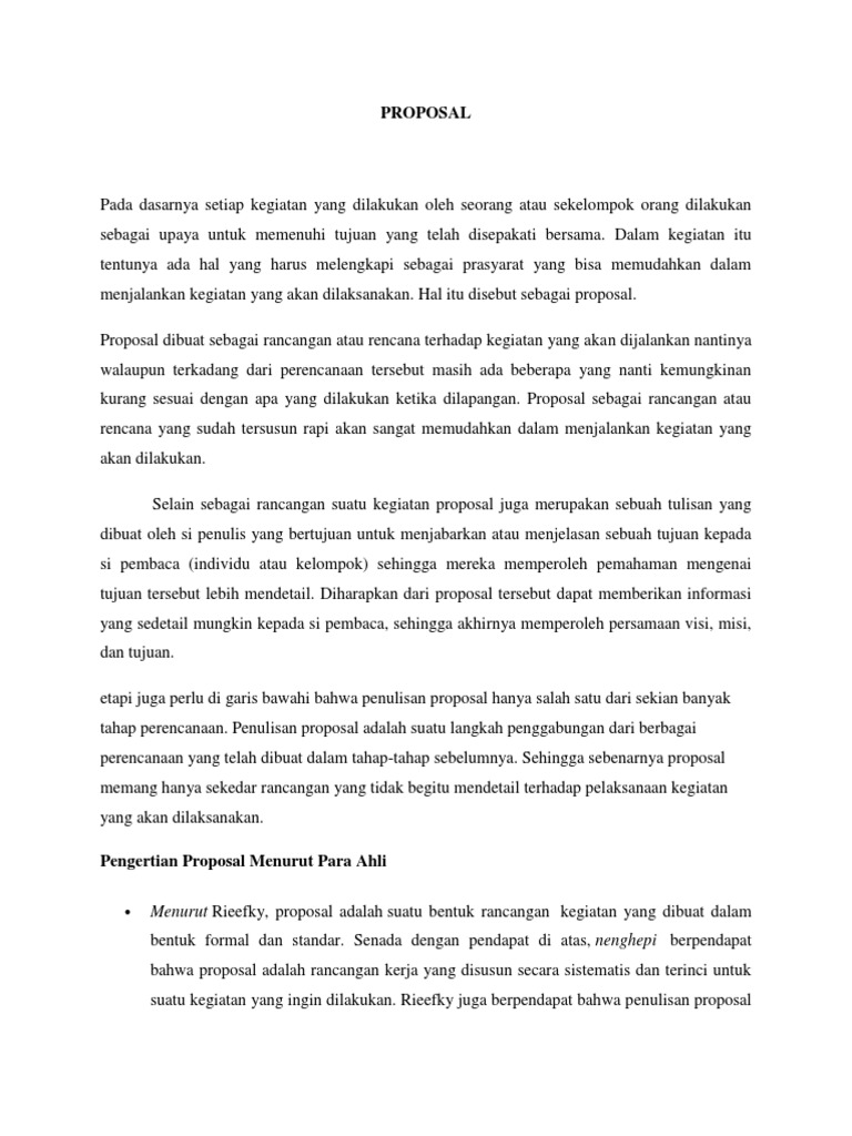 Proposal Word | PDF