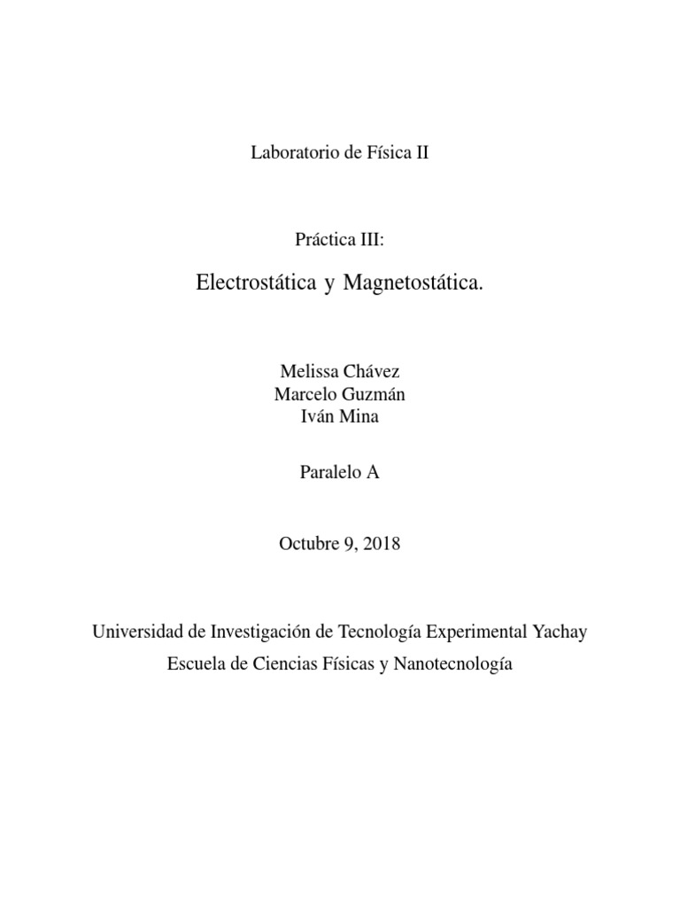 Magnetostática y Electrostática | PDF | Imán | Campo magnético