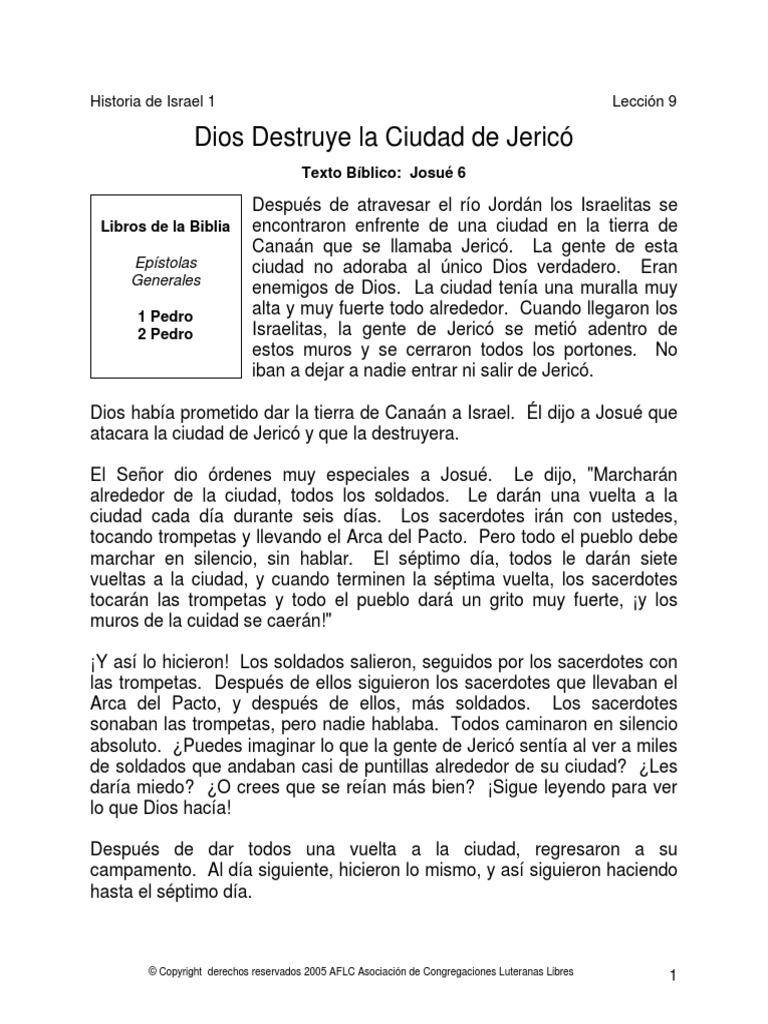 9 Jerico | PDF | Joshua | Arca de la Alianza