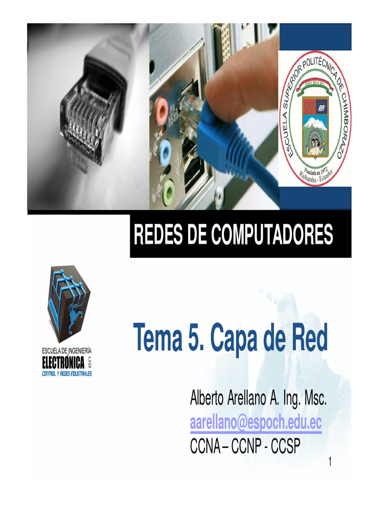 Clase 5. Capa de Red | PDF | Internet Protocols | Network Packet
