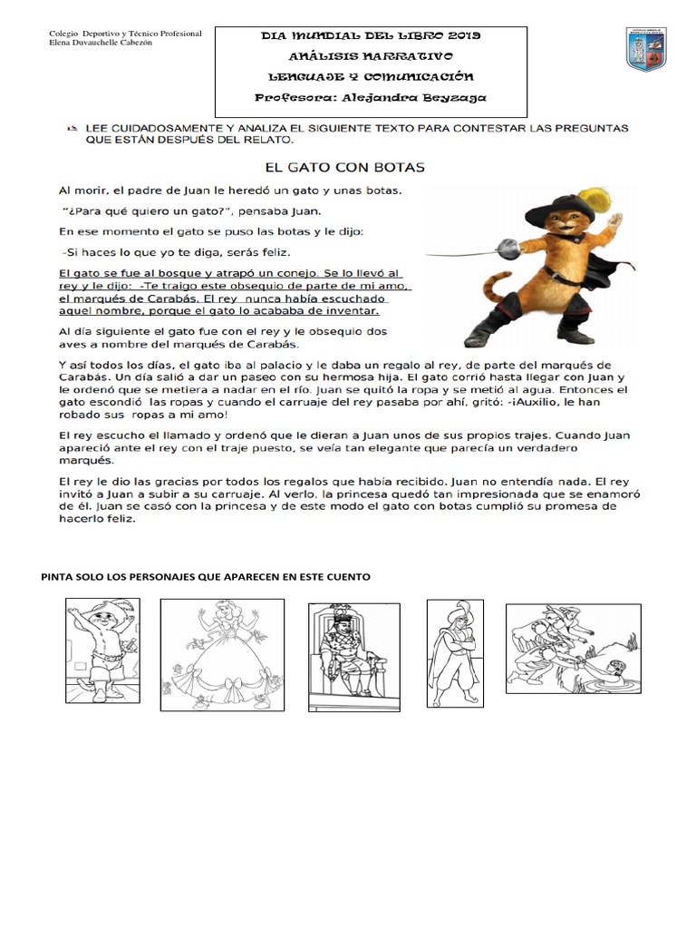 Guia Gato Con Botas | PDF | Science | Ciencia y Tecnología