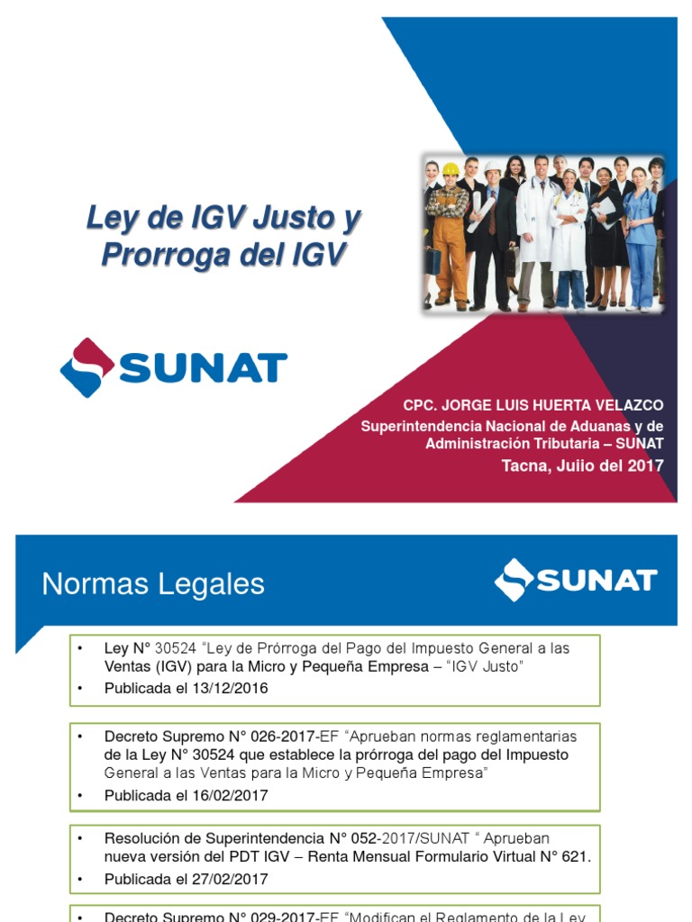 Igv Justo Sunat | PDF | Impuestos | Instituciones sociales