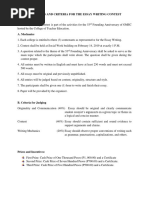 Poster Making Contest Criteria and Mechanics | PDF