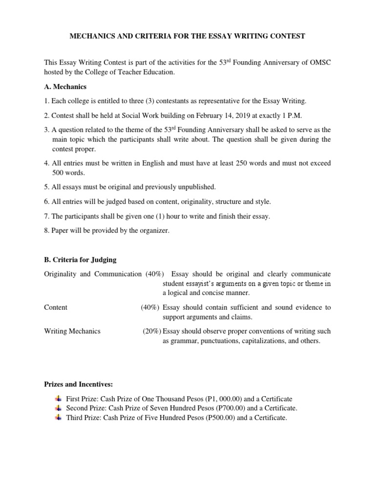 Mechanics in Academic Contest | PDF | Essays | Question