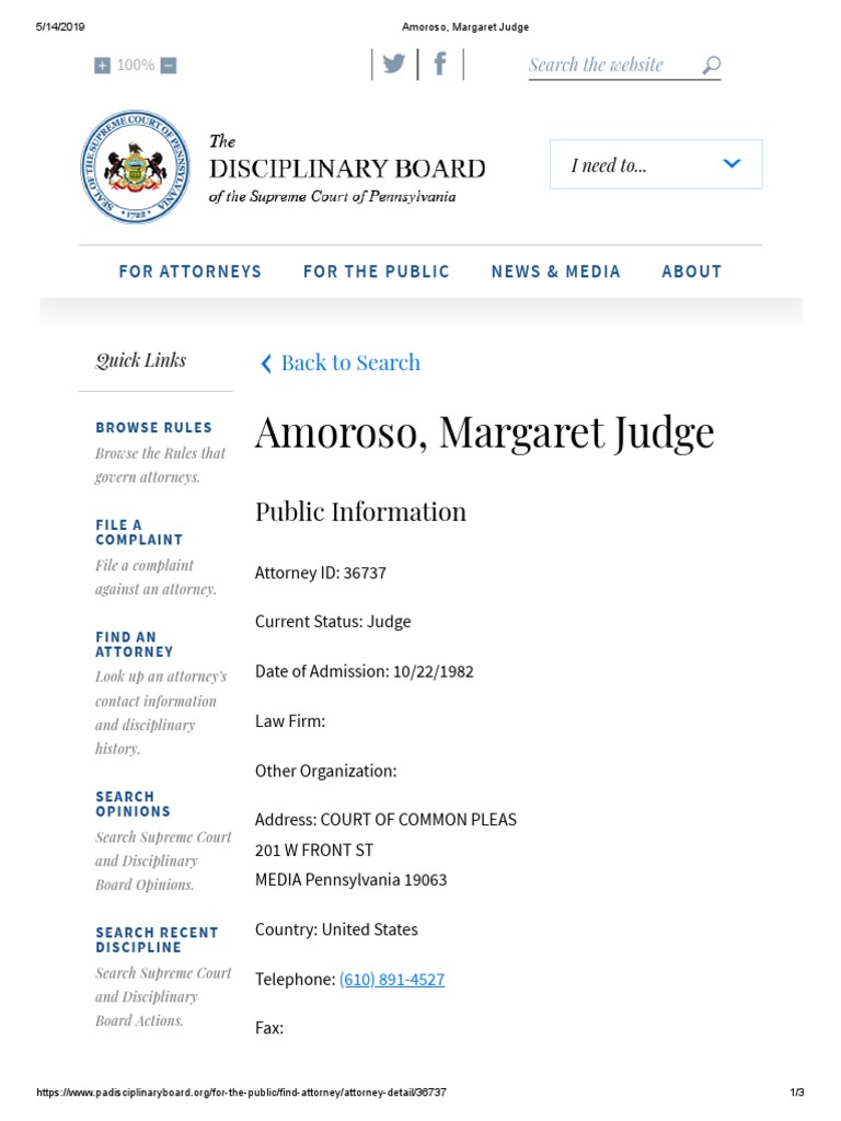 MACN-R000000145 - Proof Administrators (Judges) Practicing Law From The ...