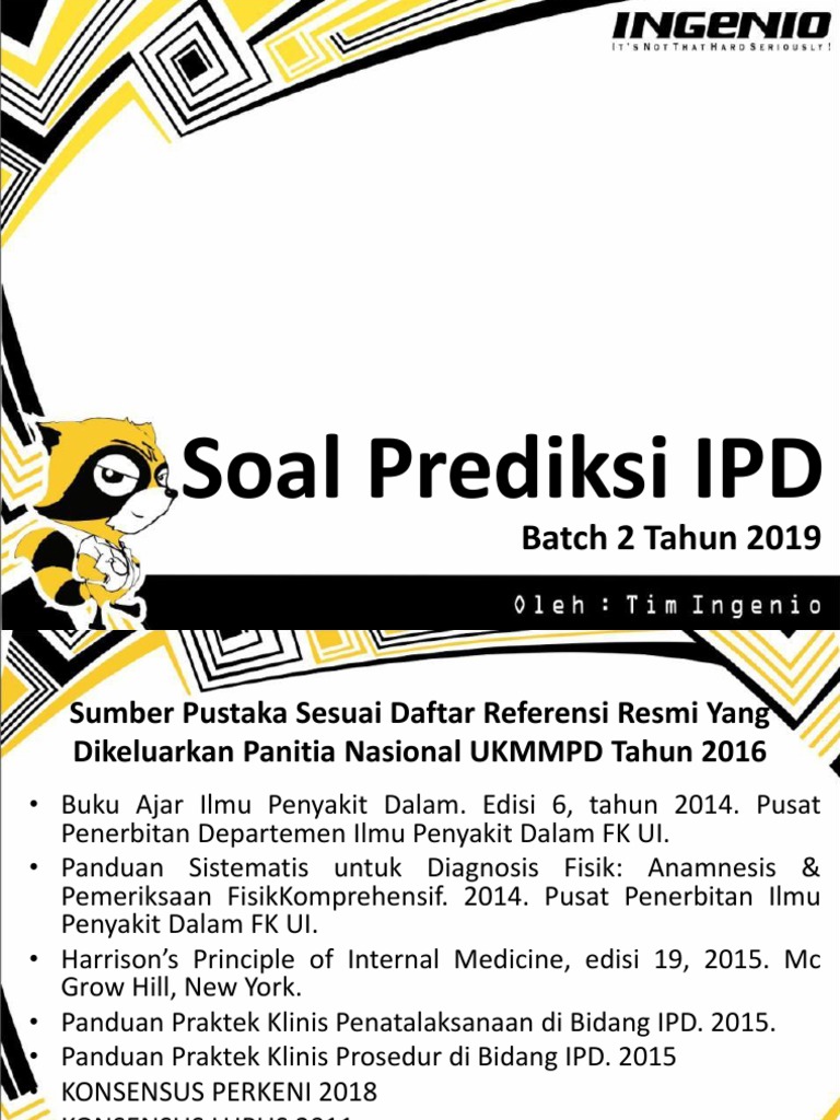 IPD - INGENIO - SOAL PREDIKSI BATCH 2 2019 - Unlocked PDF | PDF
