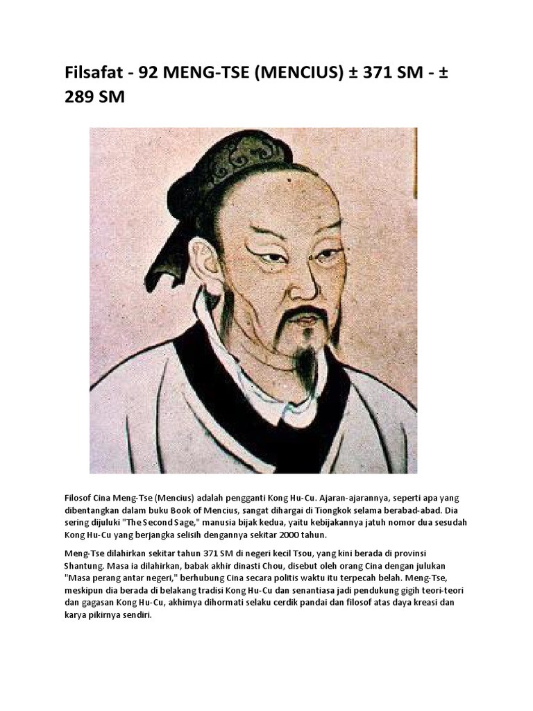 Filsafat Ming Tse SPM | PDF