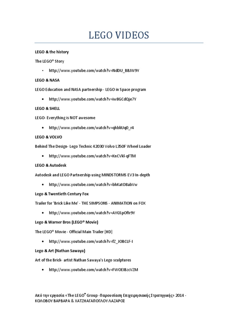 Legos | PDF