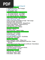 100 Famous Classic Books | PDF | Novels | English Language Literature