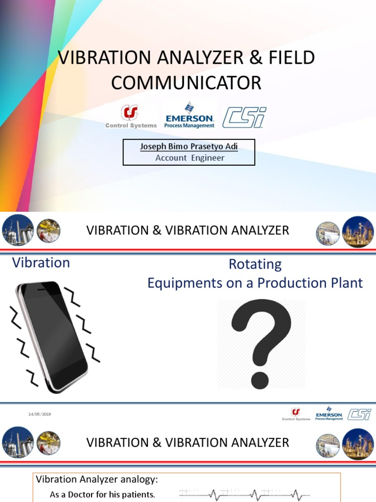 Vibration Analyzer and Field Communicator Presentation | PDF | Wireless ...