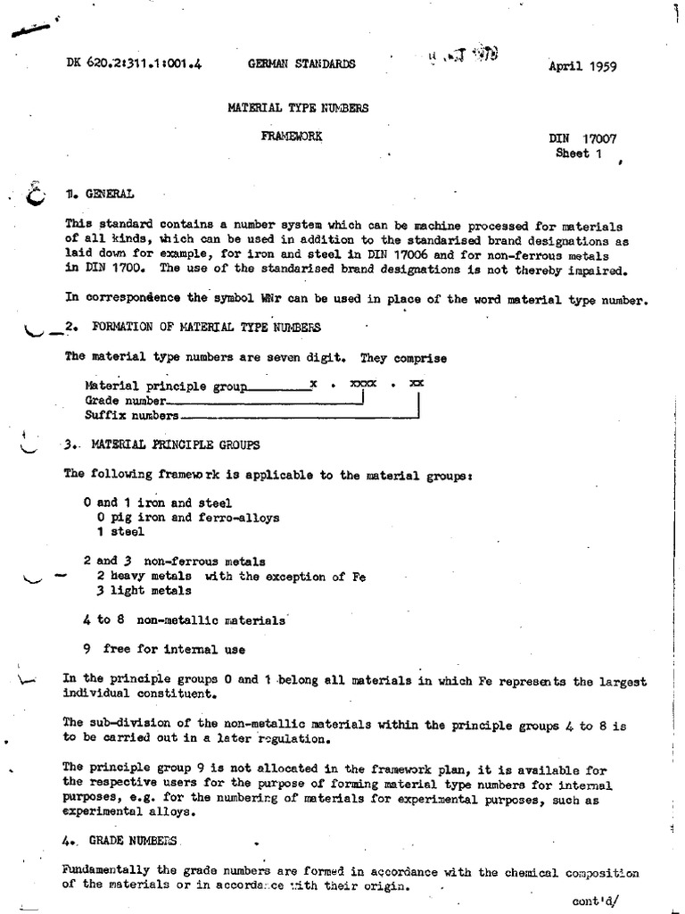 Din 17007 | PDF | Cast Iron | Steel