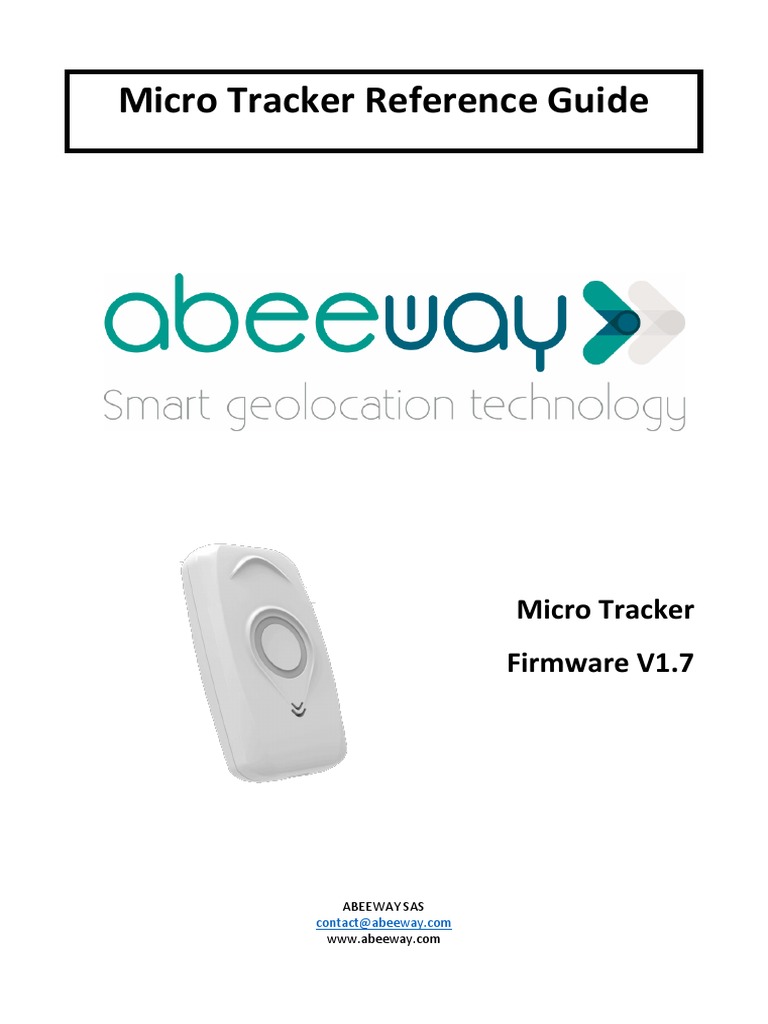 Abeeway Micro Tracker - Reference - Guide - FW1.7 - V1.1 PDF | PDF ...