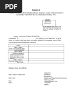 PAN Card Surrender Request Format | PDF | Affidavit