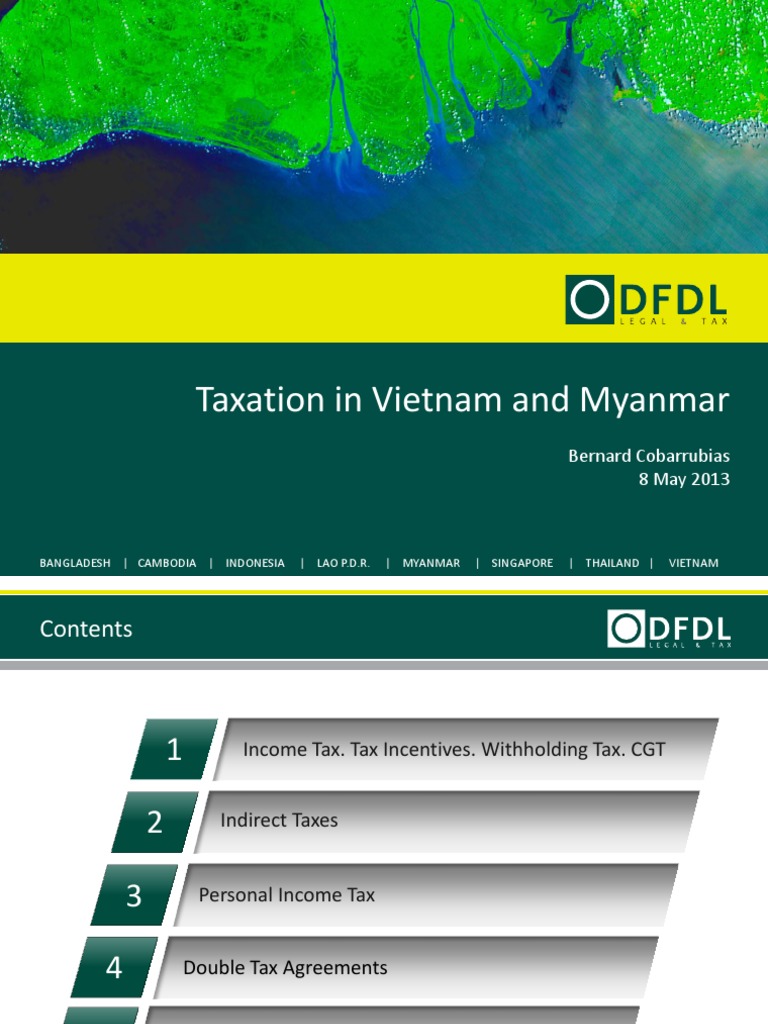 Taxation Between Vietnam and Myanmar | PDF | Withholding Tax | Taxes
