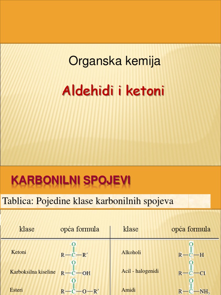 1 Aldehidi I Ketoni PDF | PDF