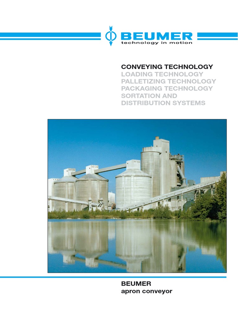 Beumer Apron Conveyor | PDF | Manufactured Goods | Mechanical Engineering
