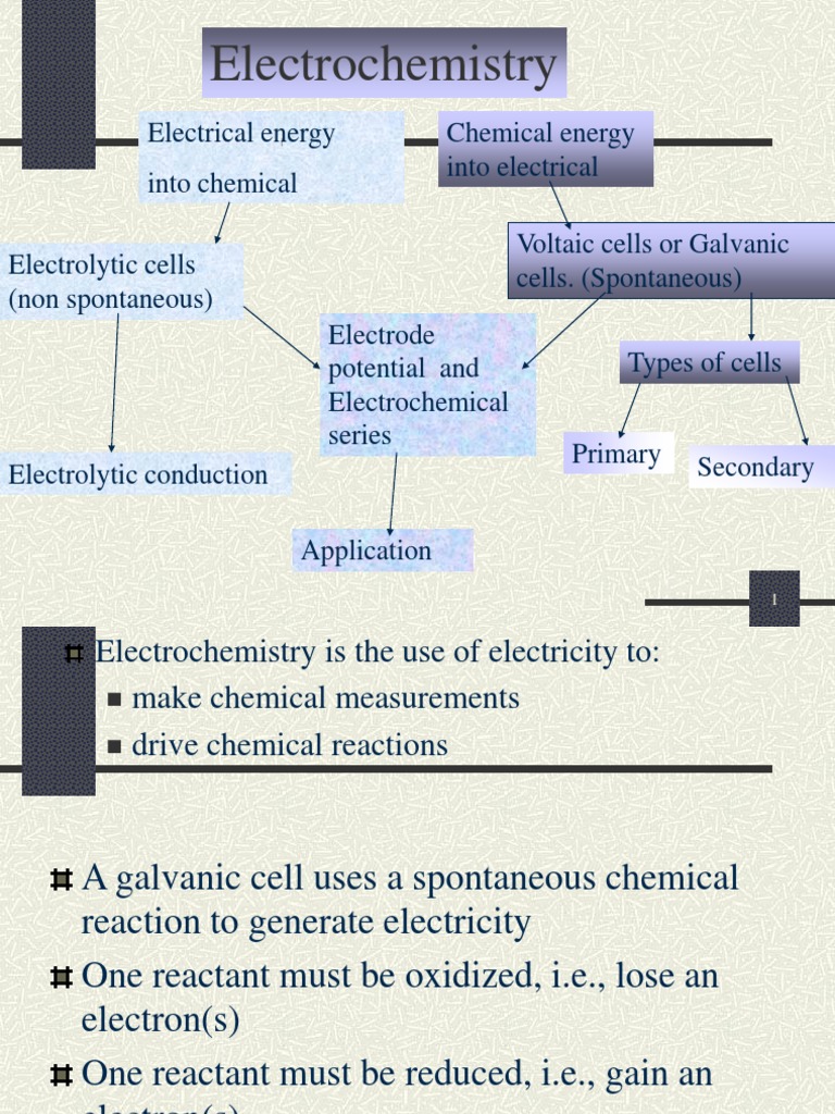 Understanding Electrochemical Cells | PDF | Electrochemistry | Redox