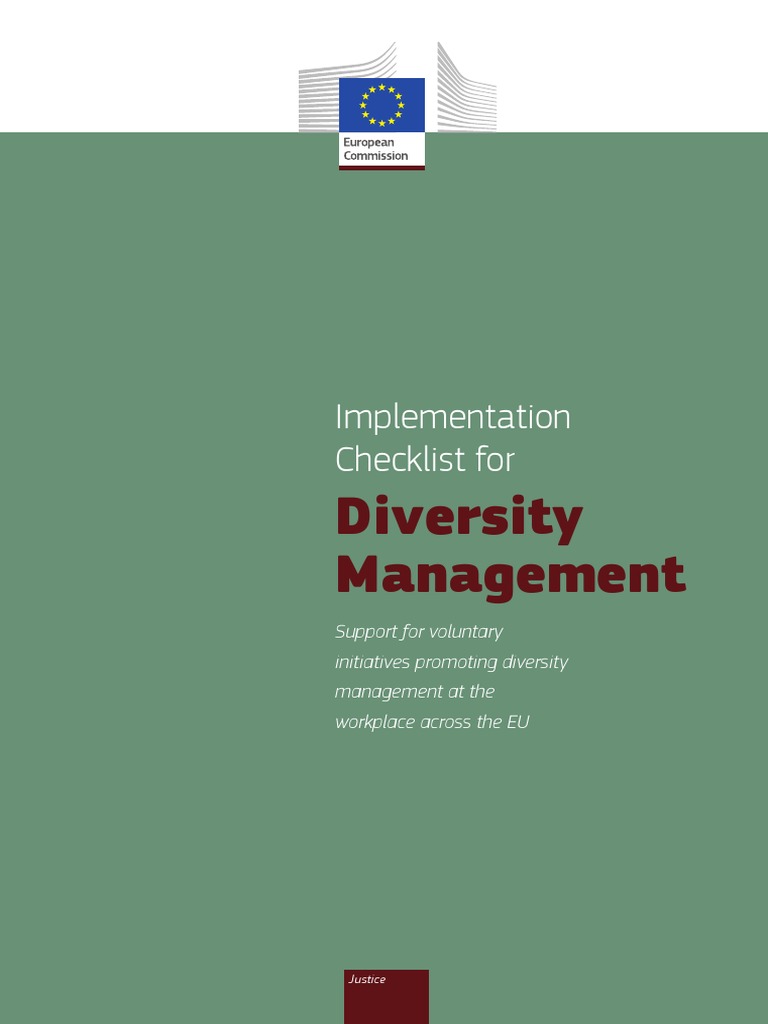 Diversity Management: Implementation Checklist For | PDF | European ...