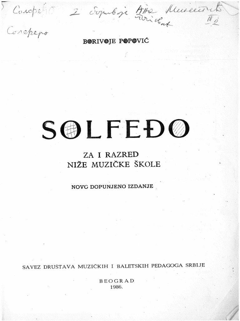 Solfedjo 1 PDF | PDF
