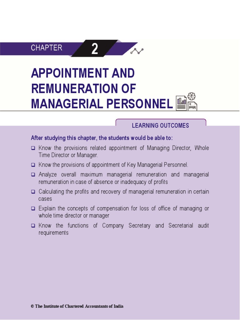 Appointment and Remuneration of Key Managerial Personnel: A ...