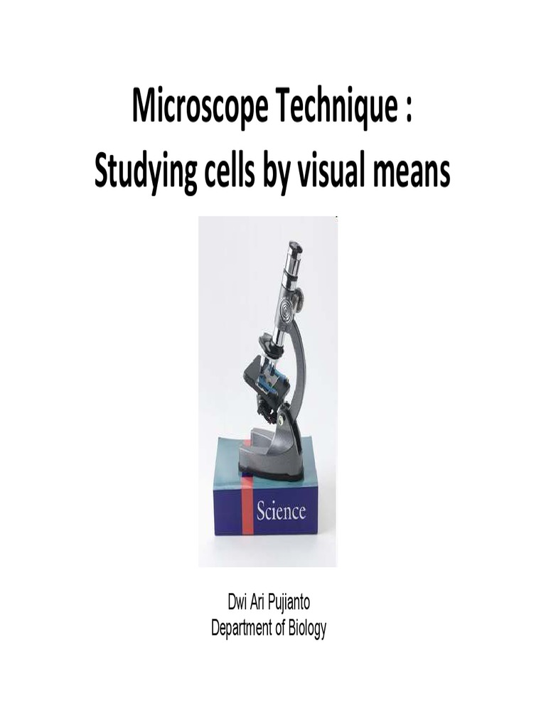 Microscope Teqnique 2014 | PDF | Lens (Optics) | Angular Resolution
