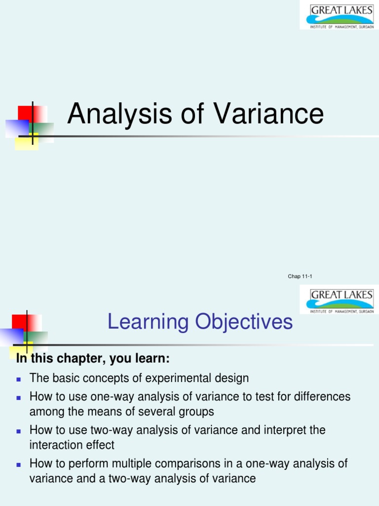 Anova | PDF | Analysis Of Variance | Variance
