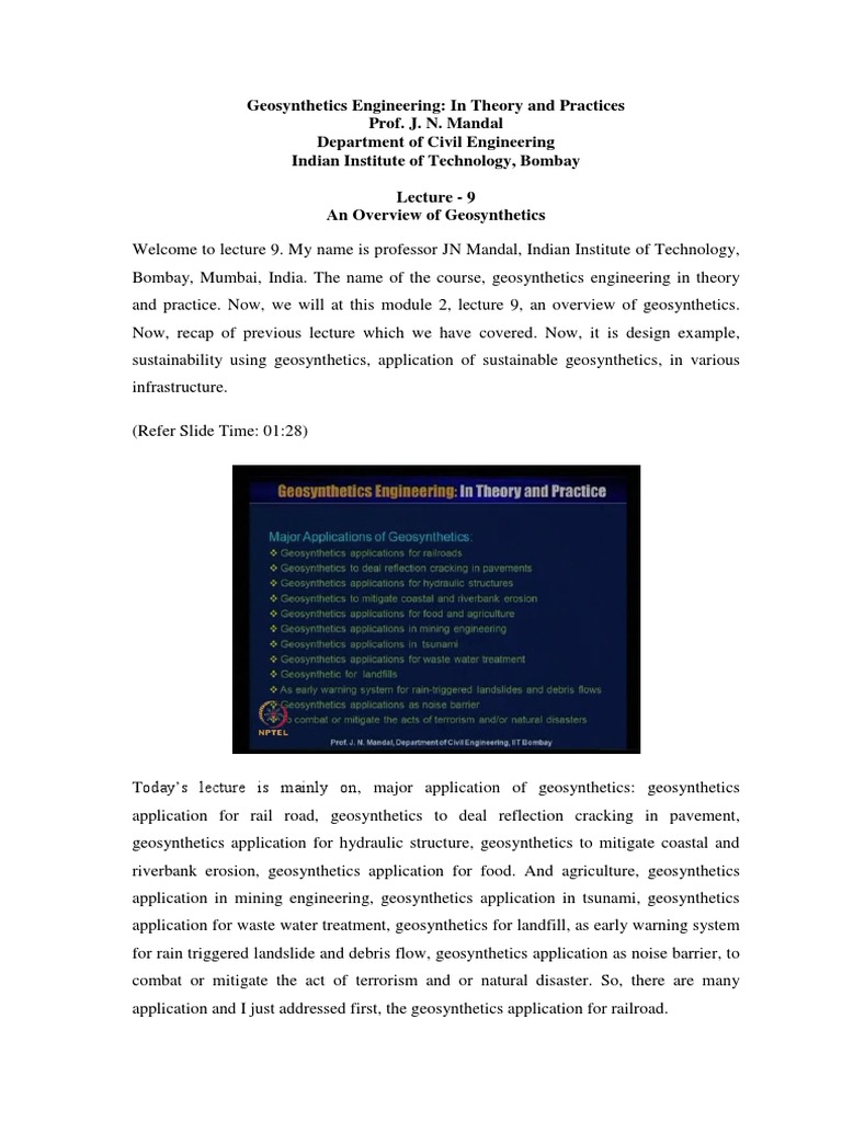 Lec 9 | PDF | Road Surface | Electronic Waste